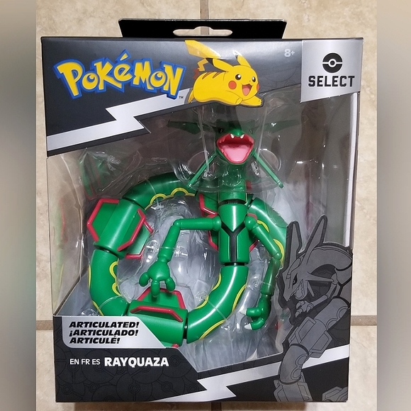 Pokemon | Toys | Jazwares Pokemon Select Rayquaza Articulated Figure ...